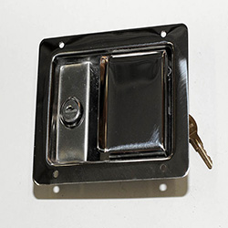 Locking Paddle Latch: Eberhard 250 Stainless Paddle Latch