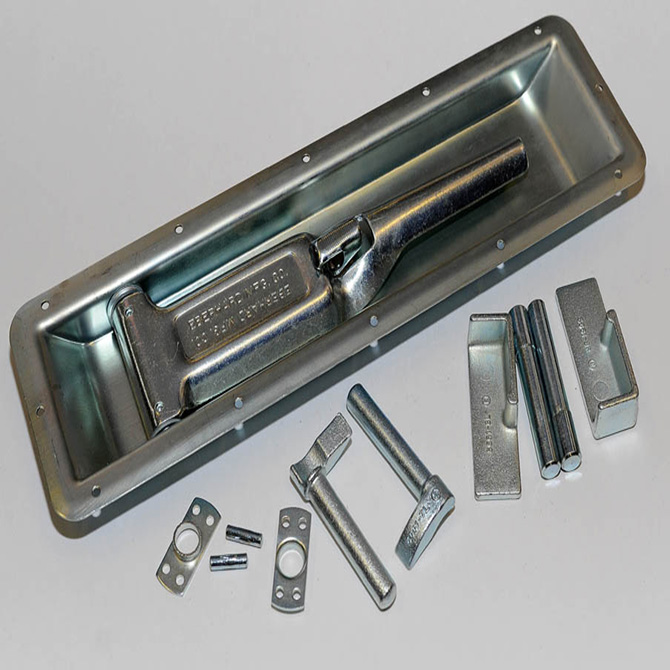 Cam Locks: Eberhard Side Door Cam Lock Kit-Zinc Finish
