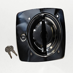 Locking D-Rings: Eberhard Stainless Locking D-Rings-Keyed 502