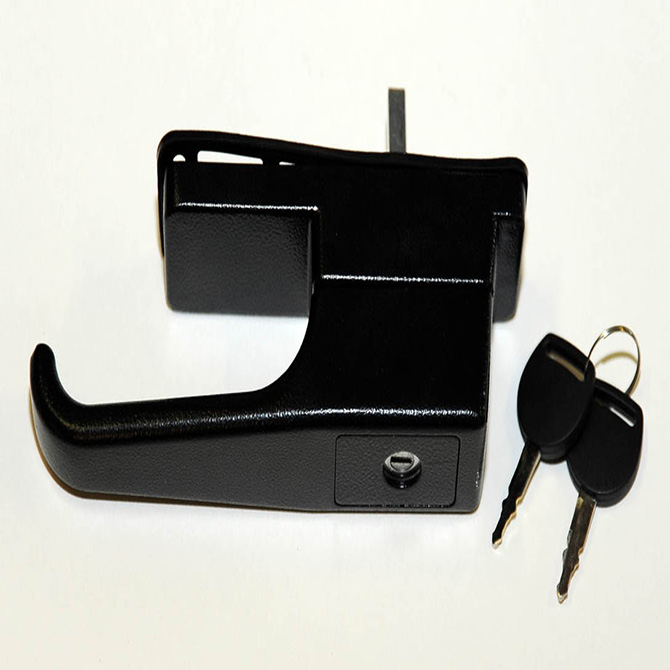 Locking L Handles: A.L. Hansen Locking L Handle-Black 6 in. Plate