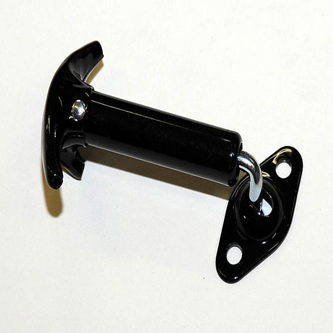 Hood Latches: Polar Steel Hood Latch-Black Enamel