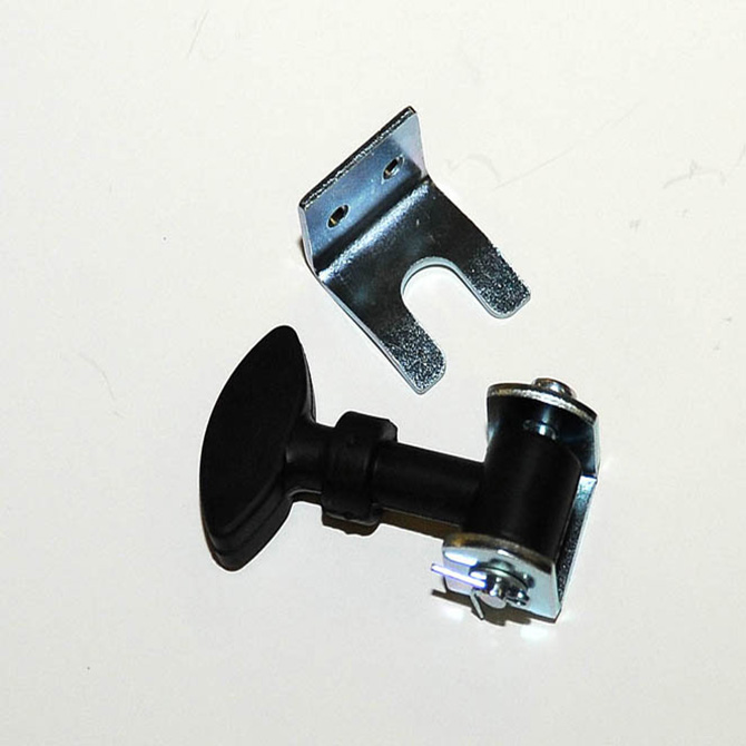Hood Latches: Polar Rubber Mini Hood Latch-0.50 in. Mounting Holes